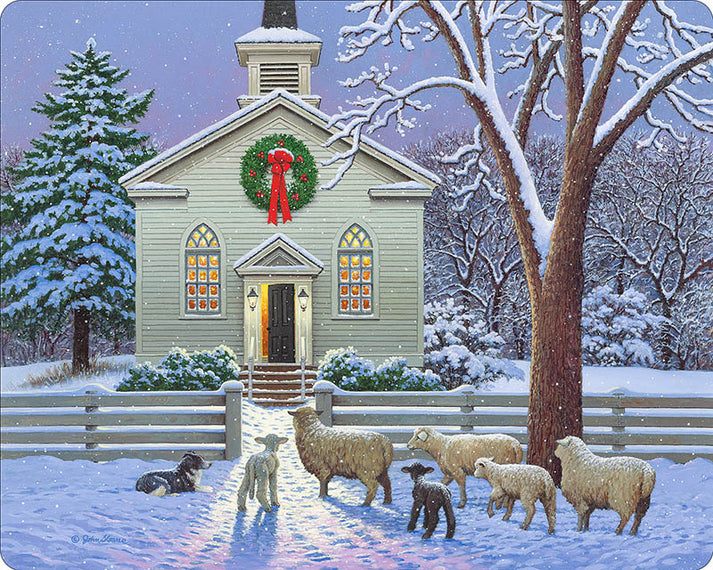Refrigerator Art - "Waiting for the Shepherd" – John Sloane Art