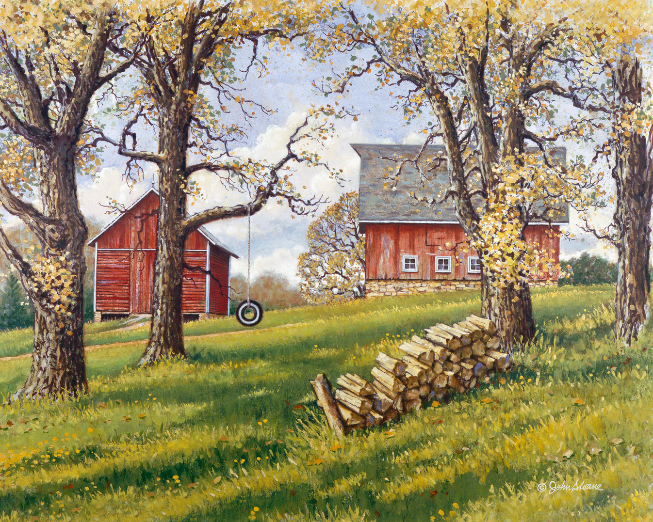 Autumn's End © John Sloane – John Sloane Art