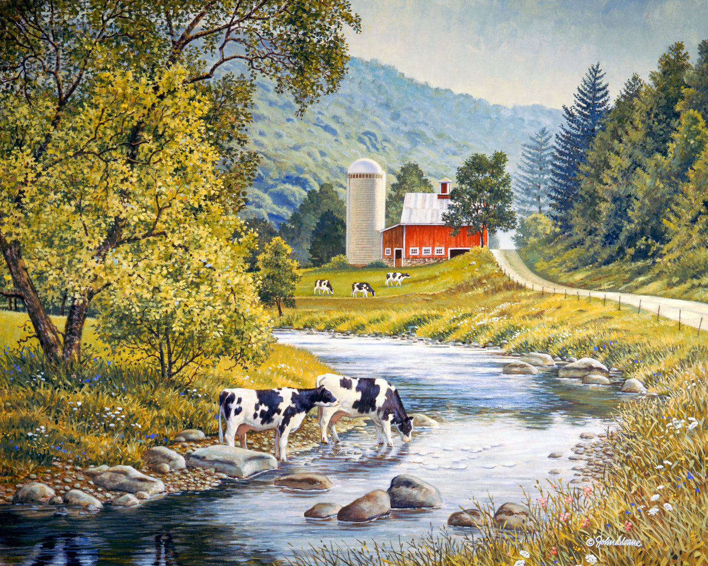 Summer Stream © John Sloane – John Sloane Art